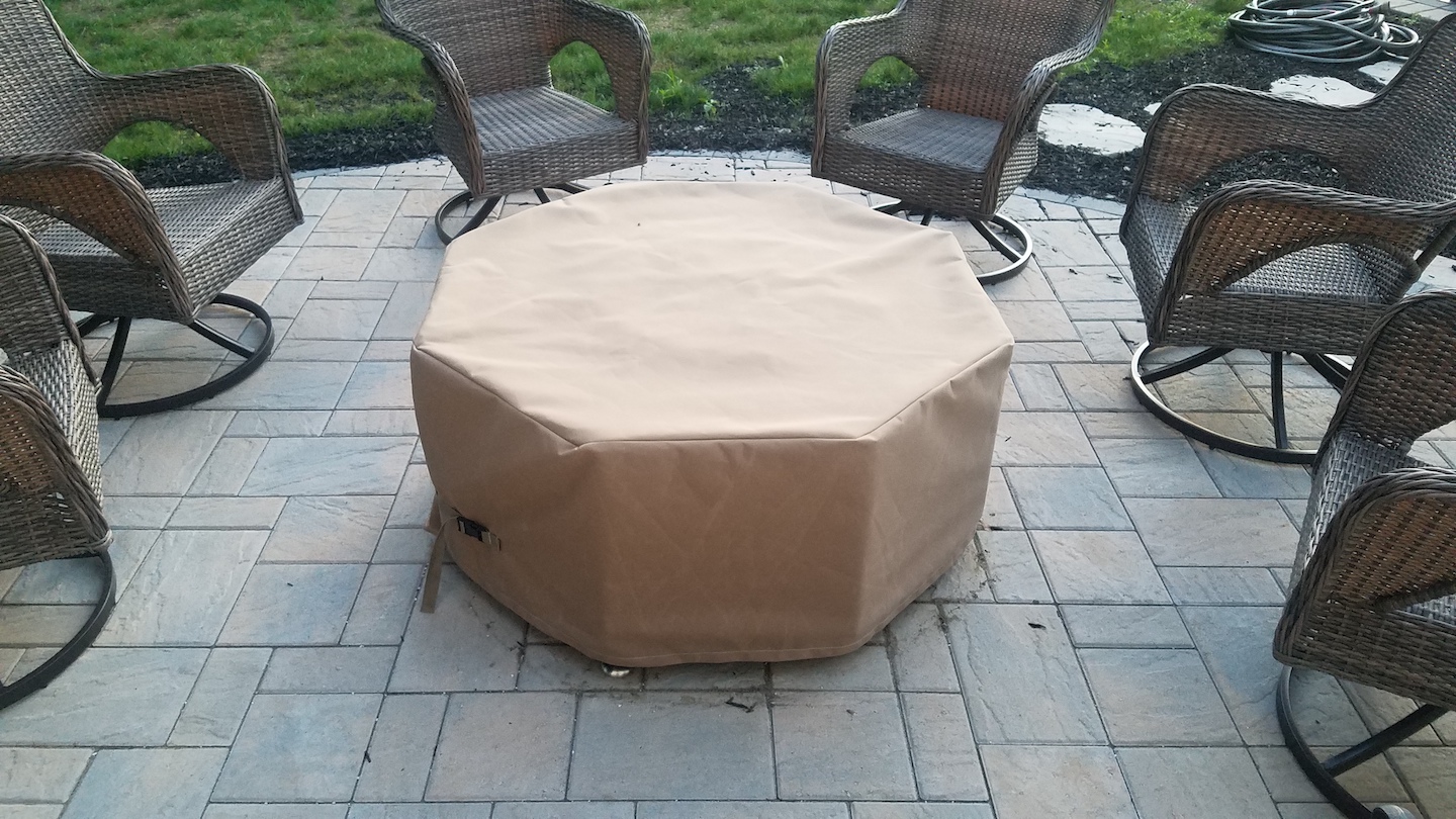 We Custom Cover Fireplaces - GrillWraps